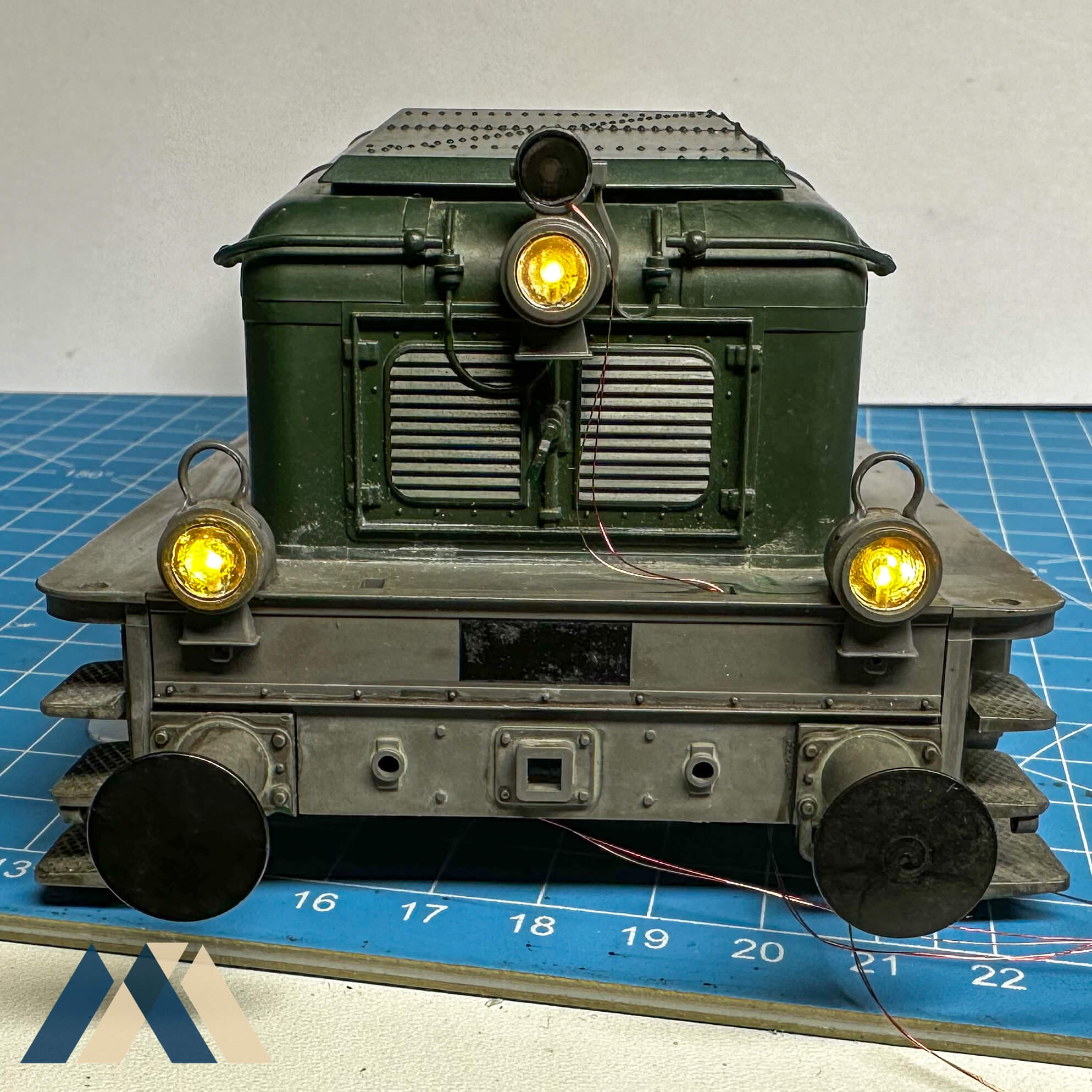 Spitzenbeleuchtung Märklin Krokodil – Tausch der Einsätze - Montaperti Modelltechnik